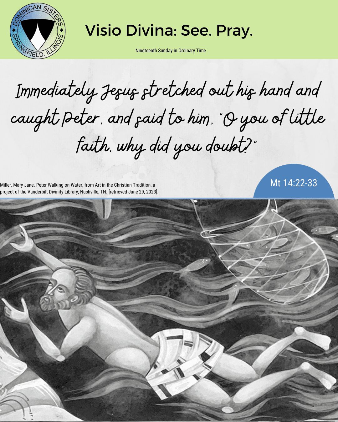 Visio Divina: Seeing as Prayer - Dominican Sisters of Springfield Illinois