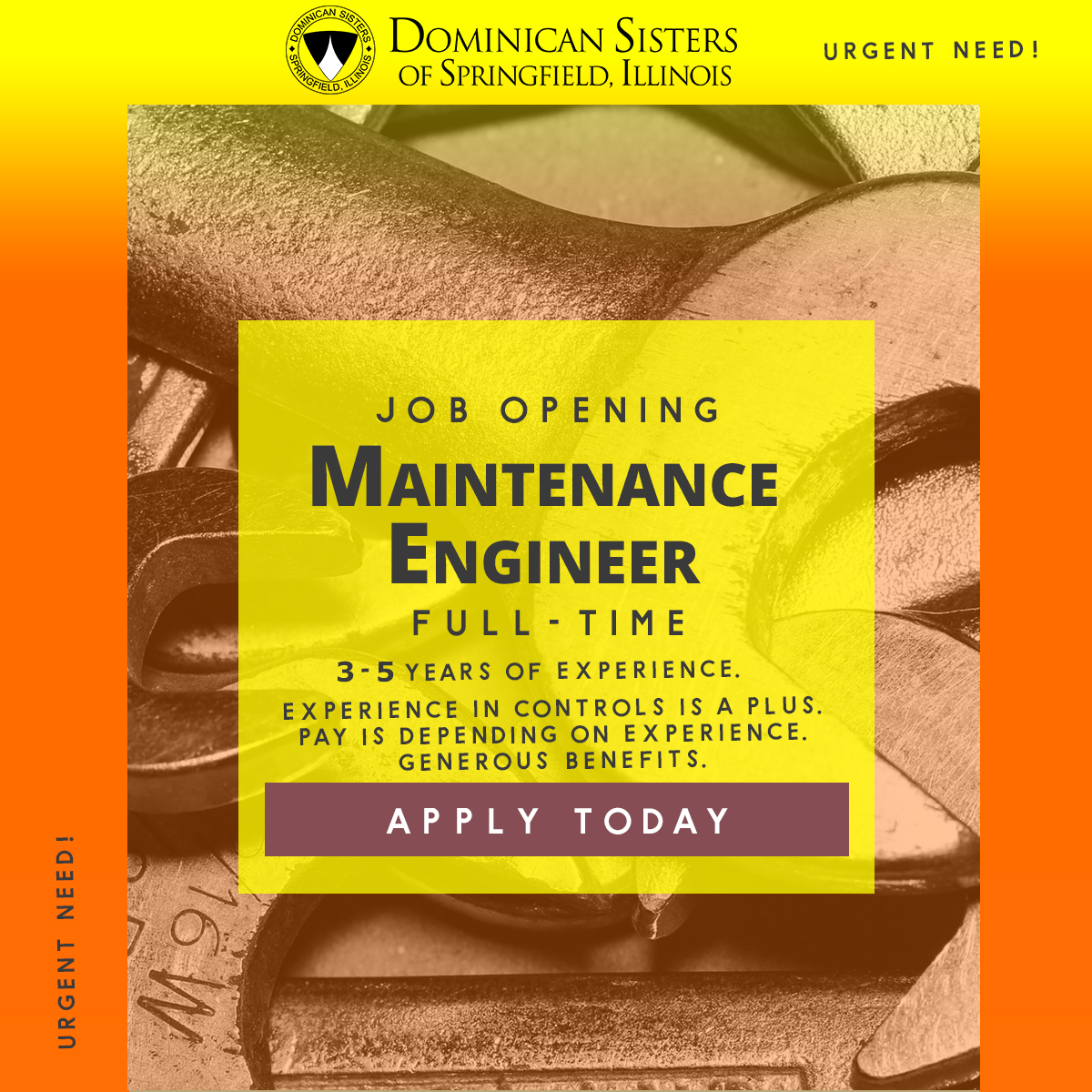 Employment Opportunities - Dominican Sisters of Springfield Illinois