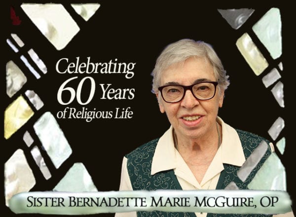 Sister Bernadette Marie McGuire, OP - Dominican Sisters of Springfield Illinois