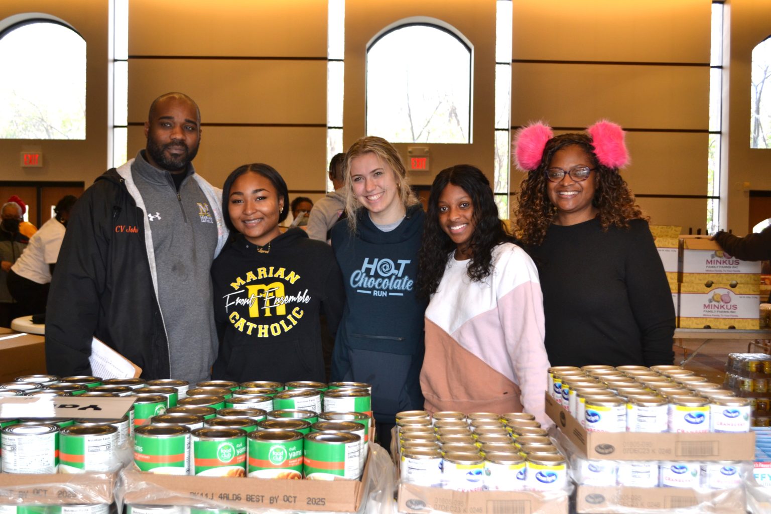 Students at Marian Catholic Join Dominican Sisters to help others ...