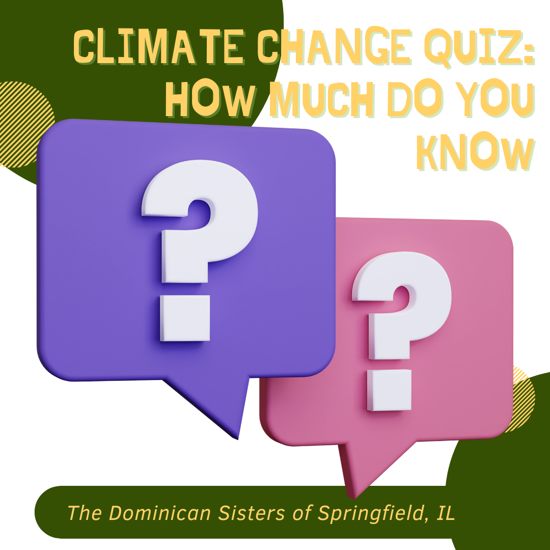Climate Change Quiz: How Much Do You Know? - Dominican Sisters of ...